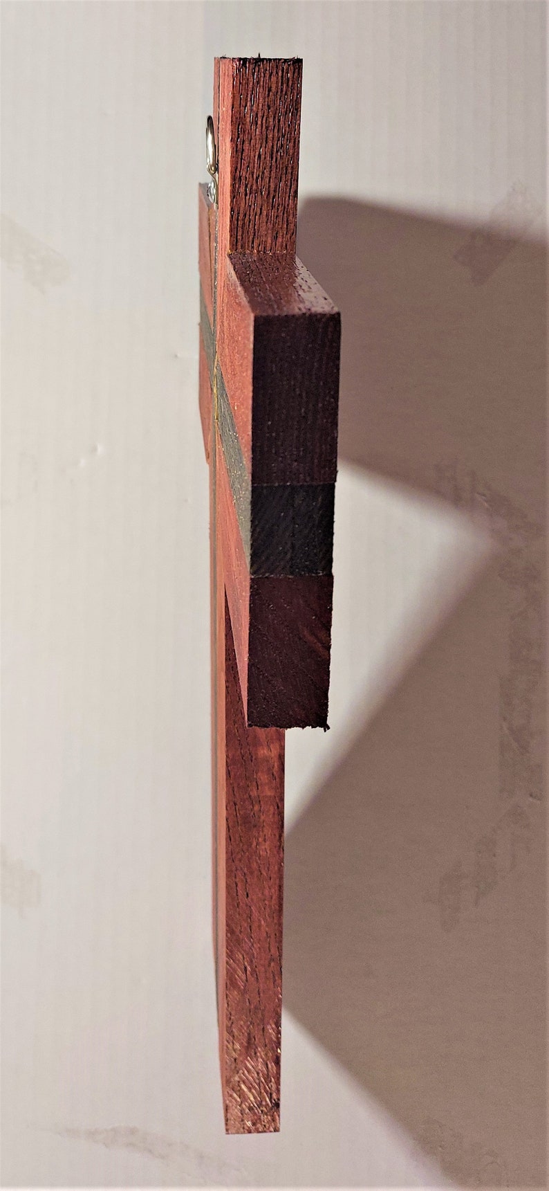 Cross Within - Interior Wooden Cross - Two-toned - Quirky Creations - Etsy