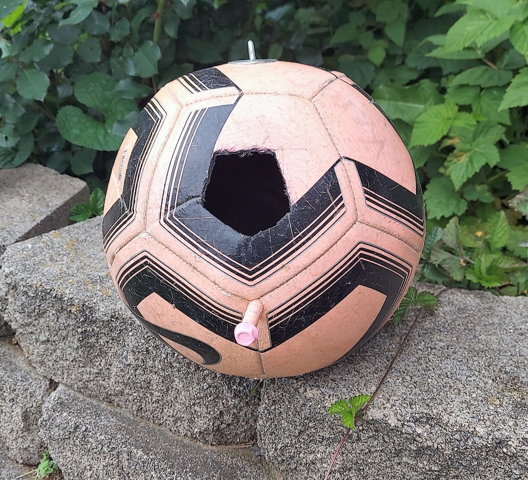 Soccer Ball Birdhouse - Hand Crafted Quality Birdhouses- Unique, Fun ...