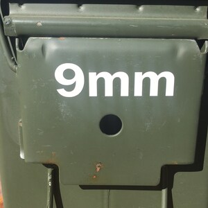 Ammo Can Bullet Vinyl Decal Label Stickers Various Calibers - Etsy