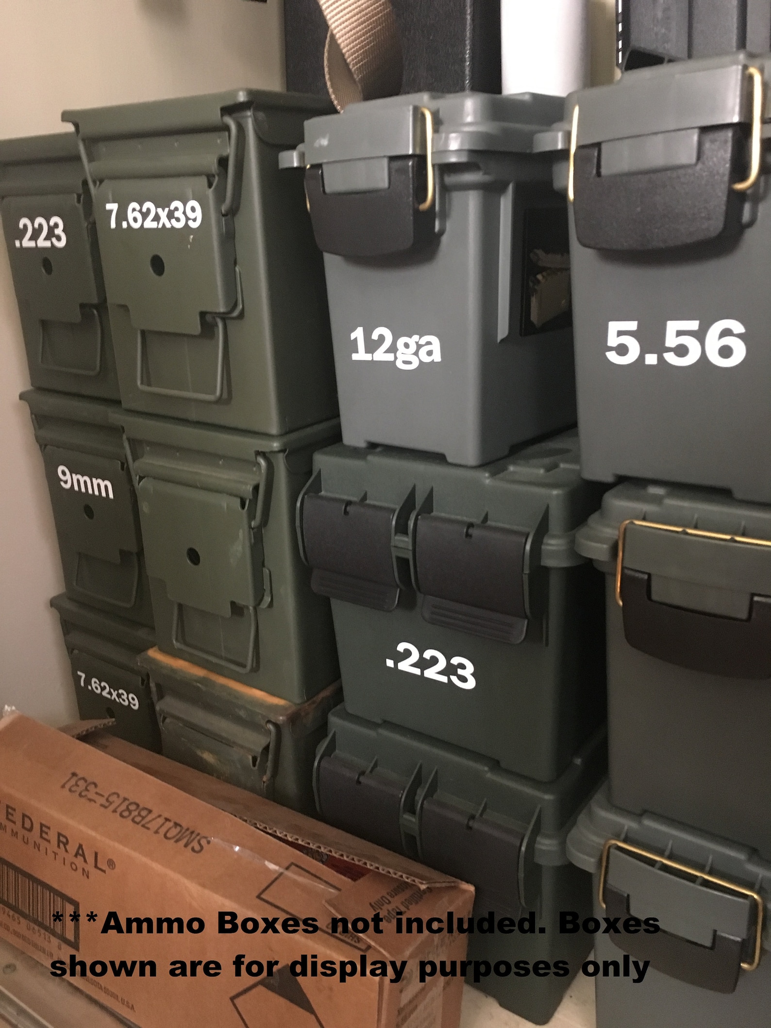 Ammo Can Bullet Vinyl Decal Label Stickers Various Calibers - Etsy