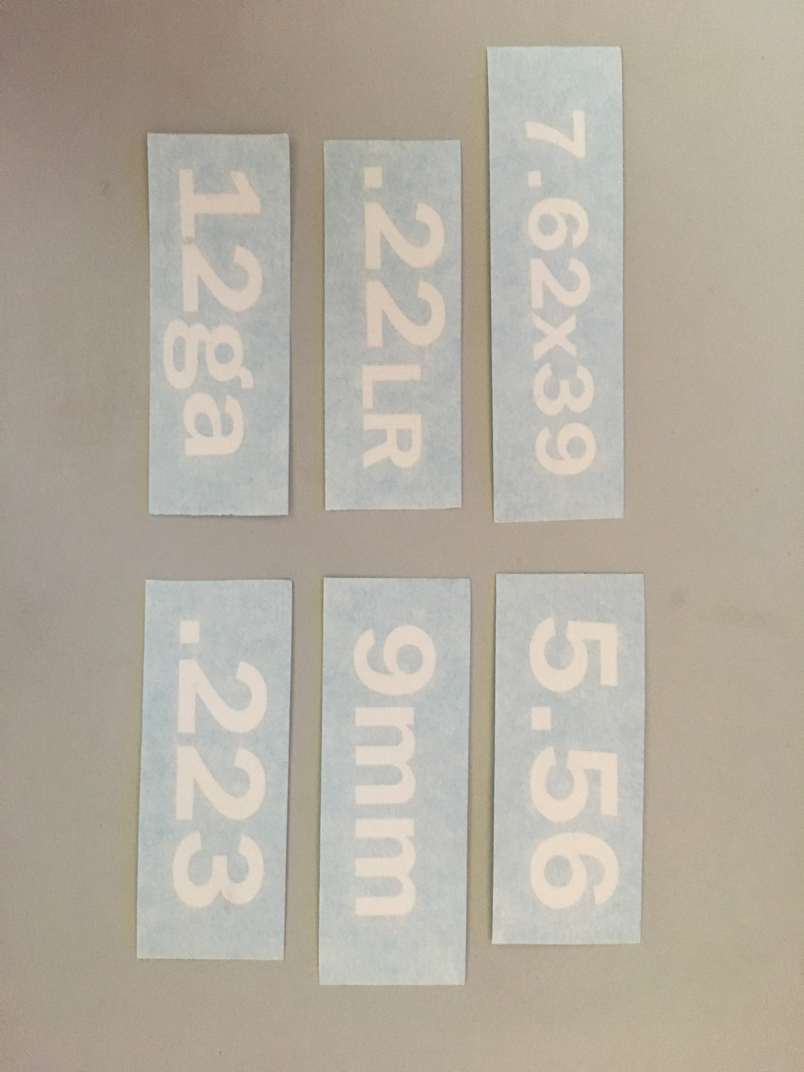 Ammo Can Bullet Vinyl Decal Label Stickers Various Calibers - Etsy