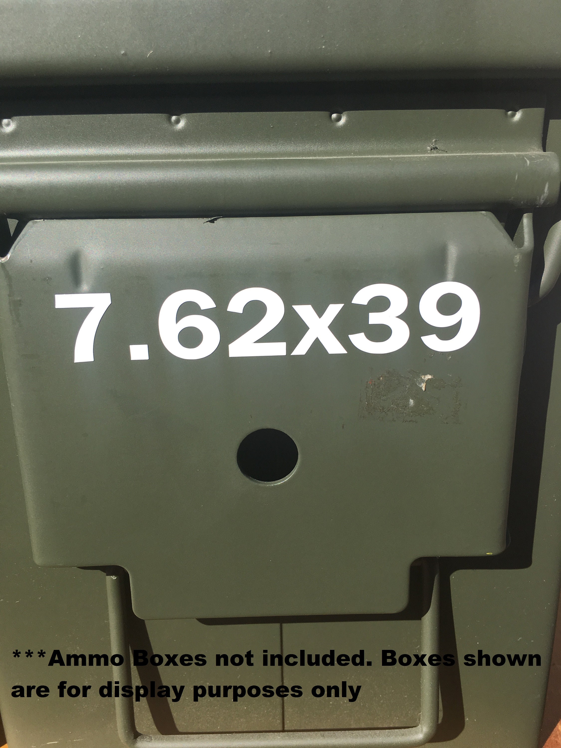 Ammo Can Bullet Vinyl Decal Label Stickers Various Calibers - Etsy