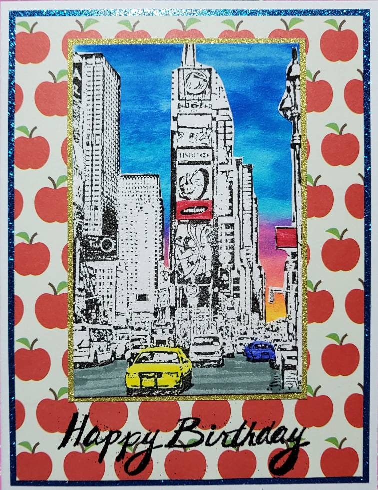 Happy Birthday From New York City Card - Etsy