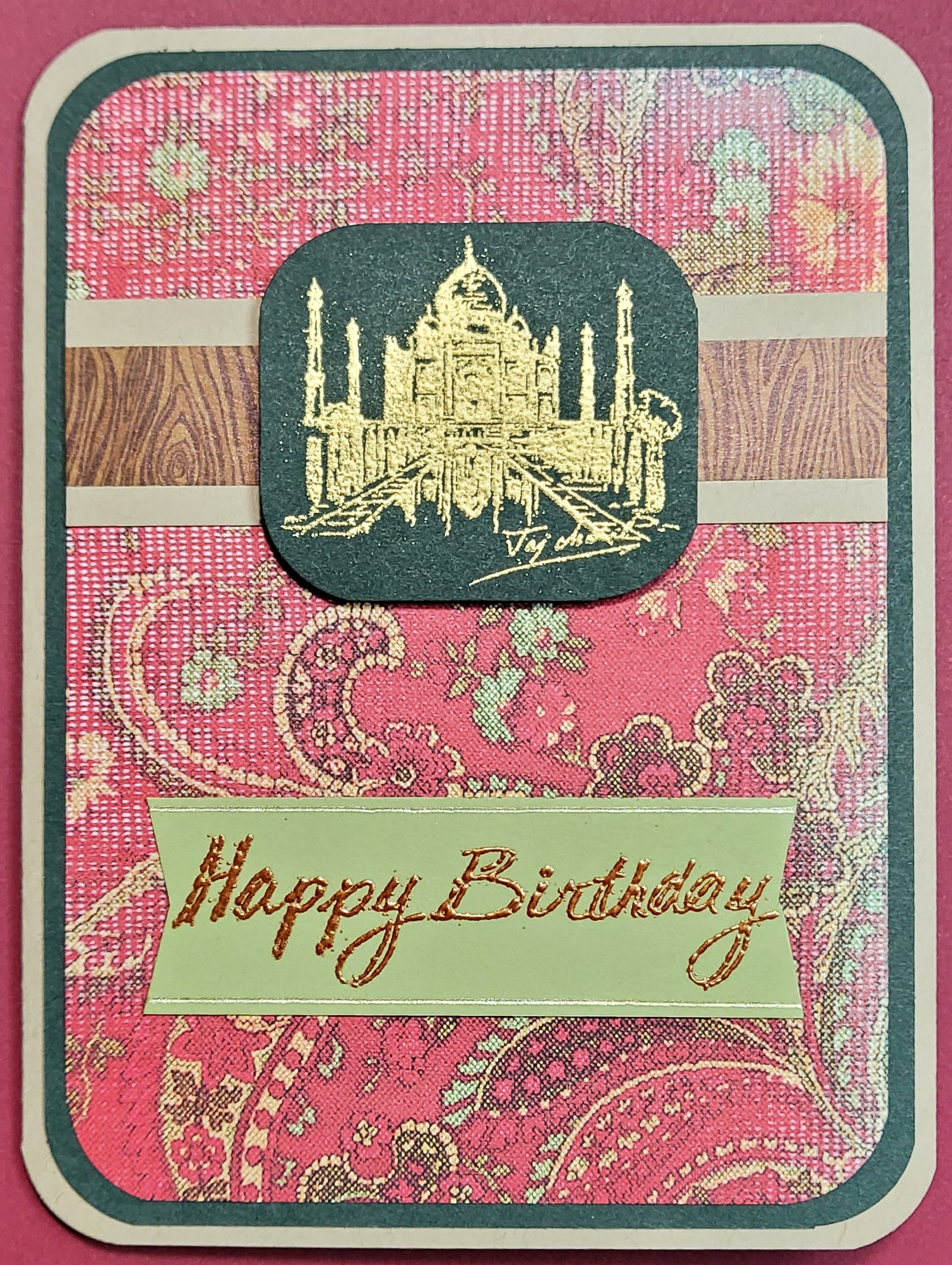 Happy Birthday From India Card - Etsy
