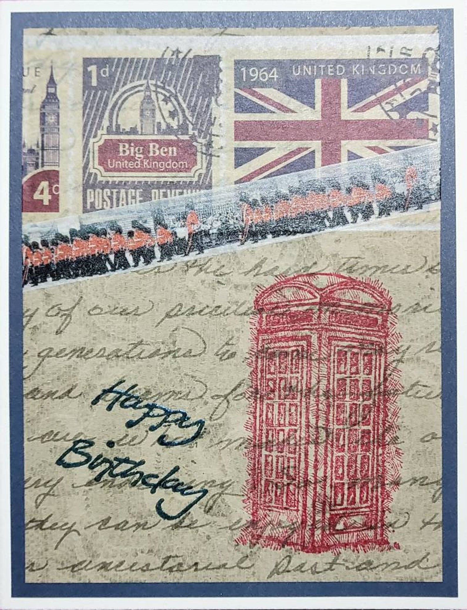 Happy Birthday London England Card | Etsy