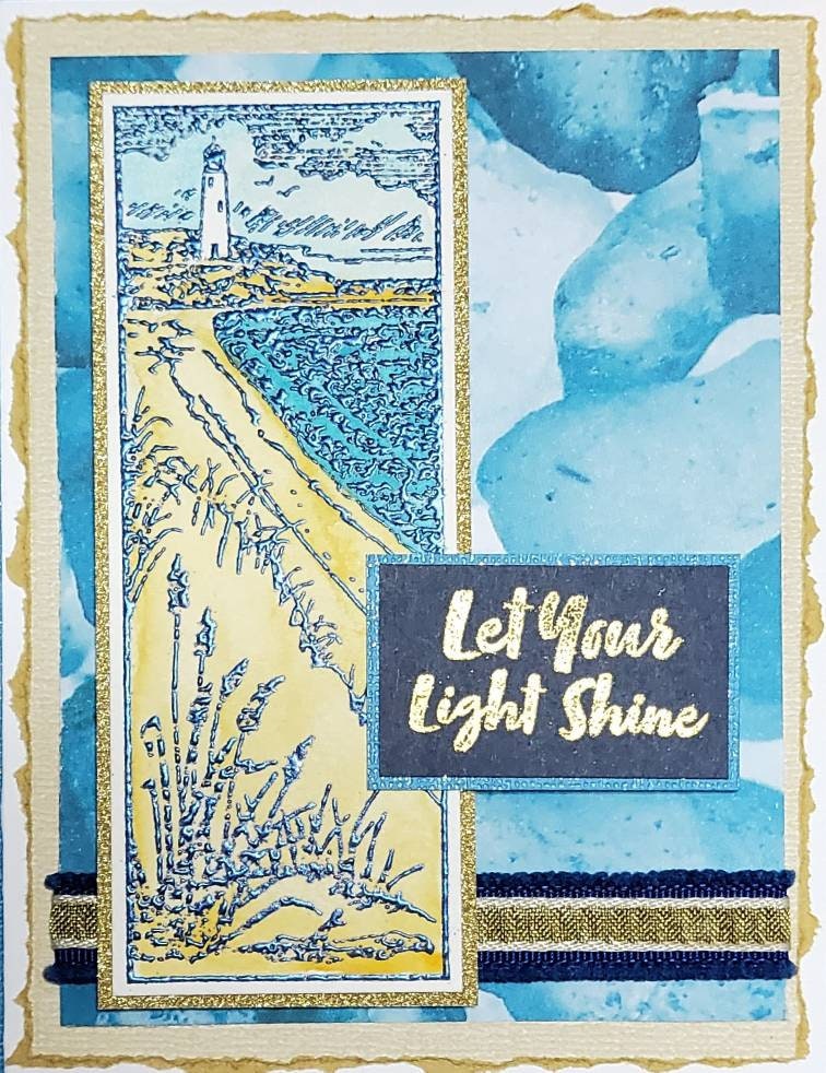 Let Your Light Shine Watercolor Lighthouse Card - Etsy