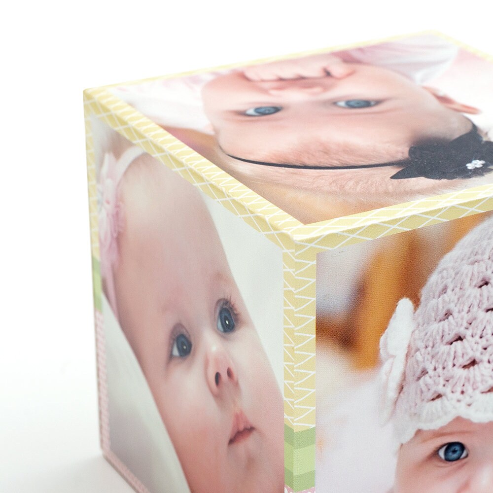 Personalized Desk Decor Custom Photo Cube - Etsy