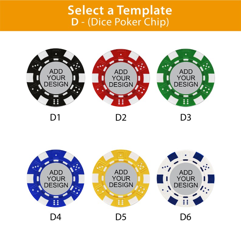 Personalized Poker Chips: Custom Photo Clay Composite - Etsy