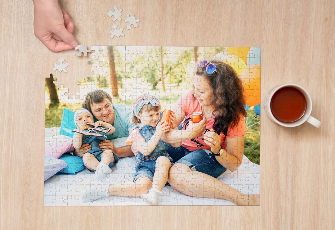 Family Photo Puzzles, 18 X 24 Personalized Photo Puzzles, 70 / 252 ...