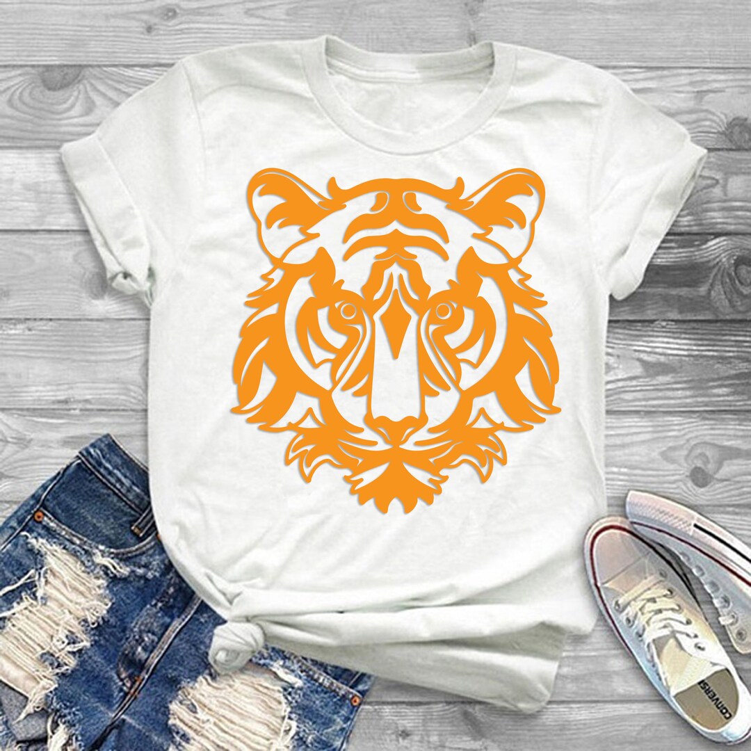 Tiger SVG, Tiger Sillhouette, Tiger Sticker SVG, T-shirt Design SVG ...