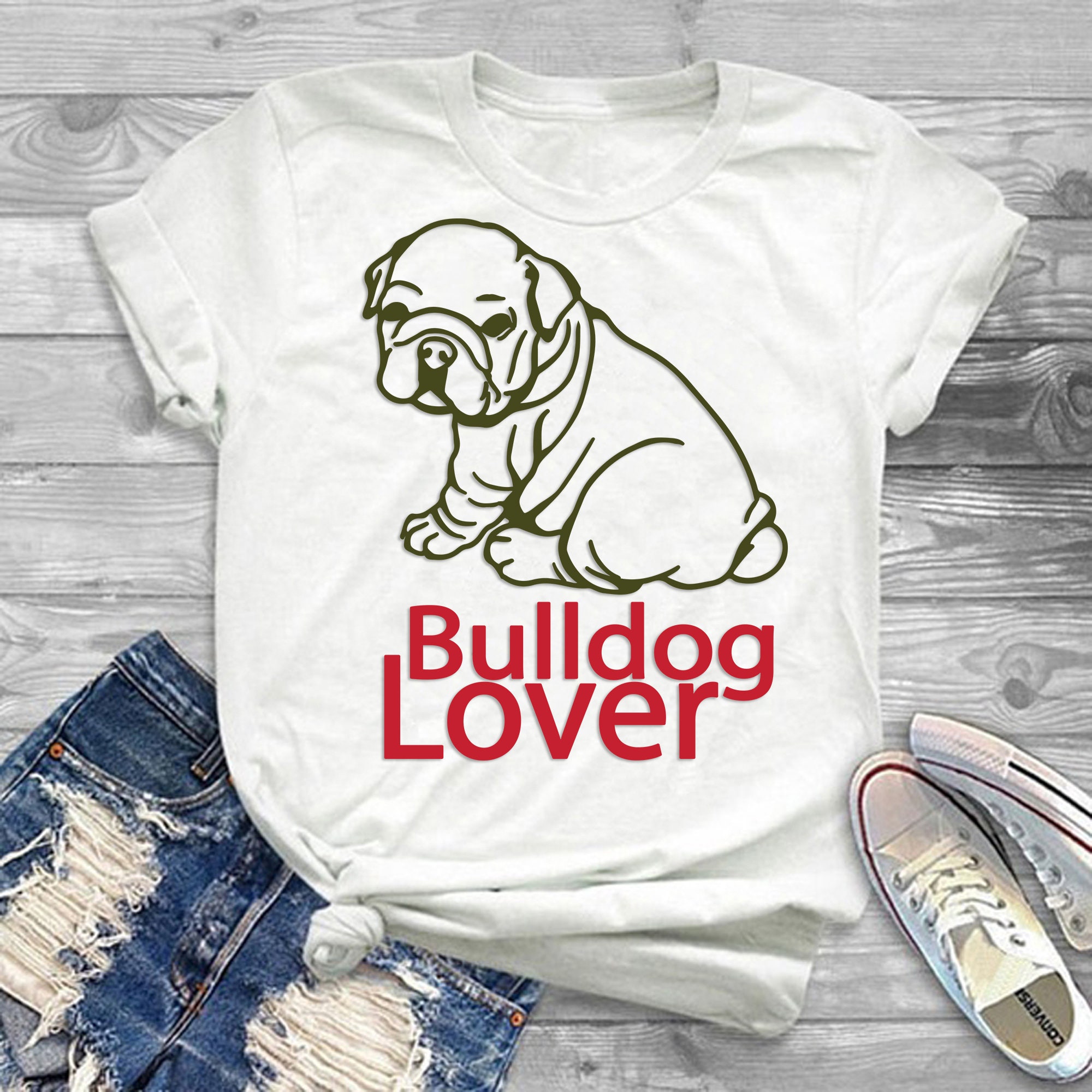Bulldog Lover SVG, Bulldog SVG, Dog SVG, Puppy Svg, T-shirt Design Svg ...