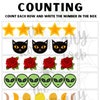 Cat Math Sheet for Kids - Etsy
