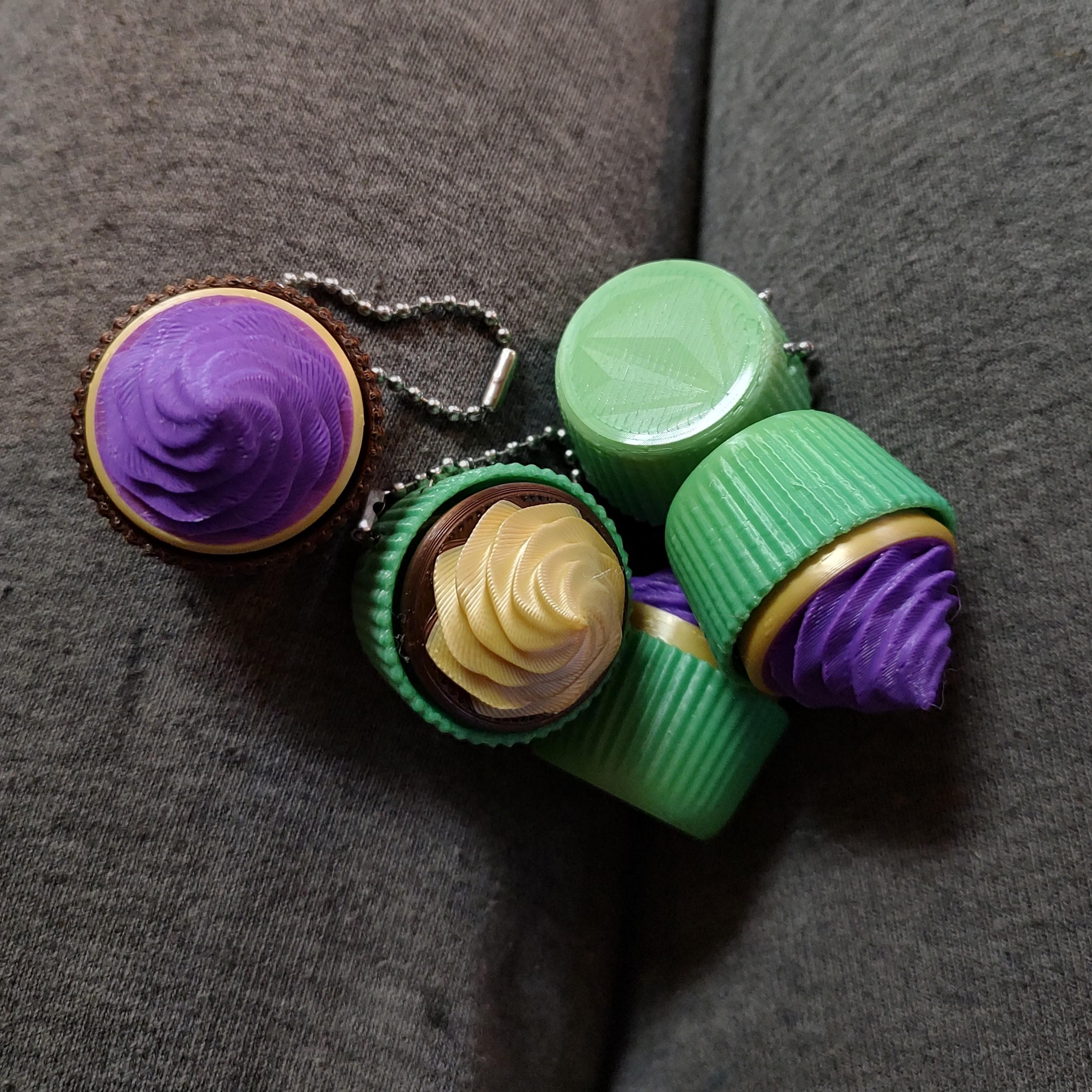 3D Printed Clicker Fidget Keychain, Mechanical Keyboard Switch Fidget ...