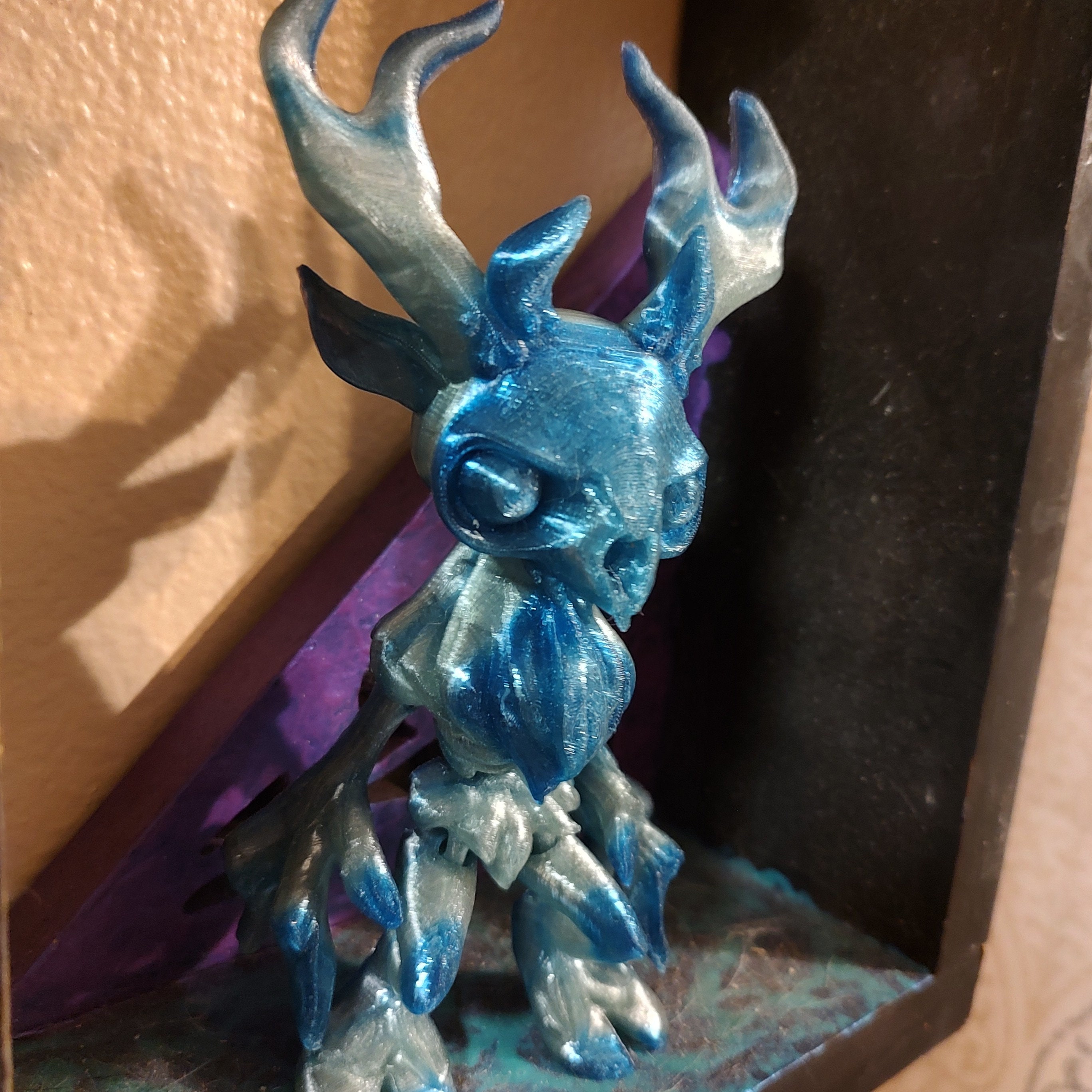 Articulated Wendigo, 3D Print, Cryptid Gifts, Paintable Figures, Fidget ...