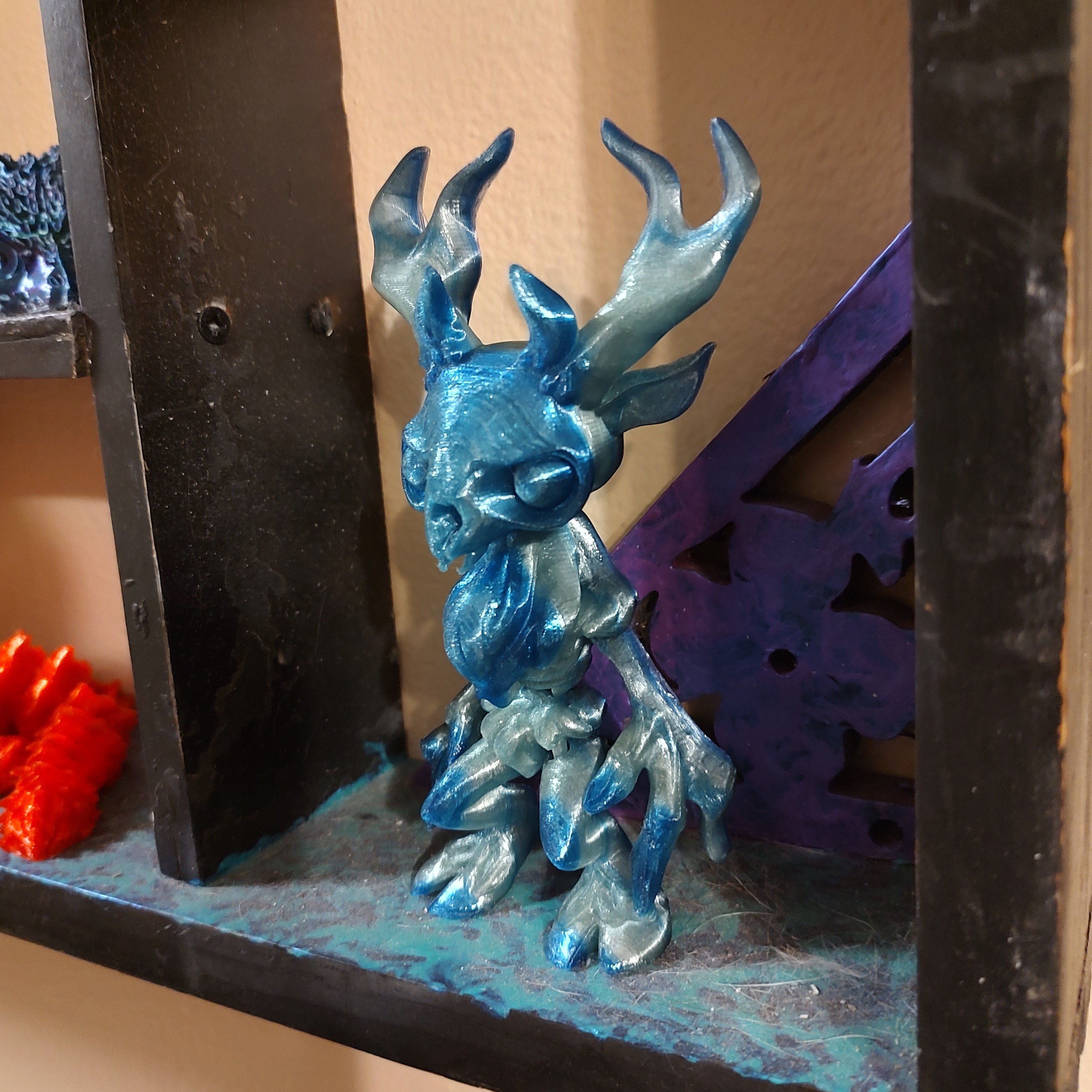 Articulated Wendigo, 3D Print, Cryptid Gifts, Paintable Figures, Fidget ...