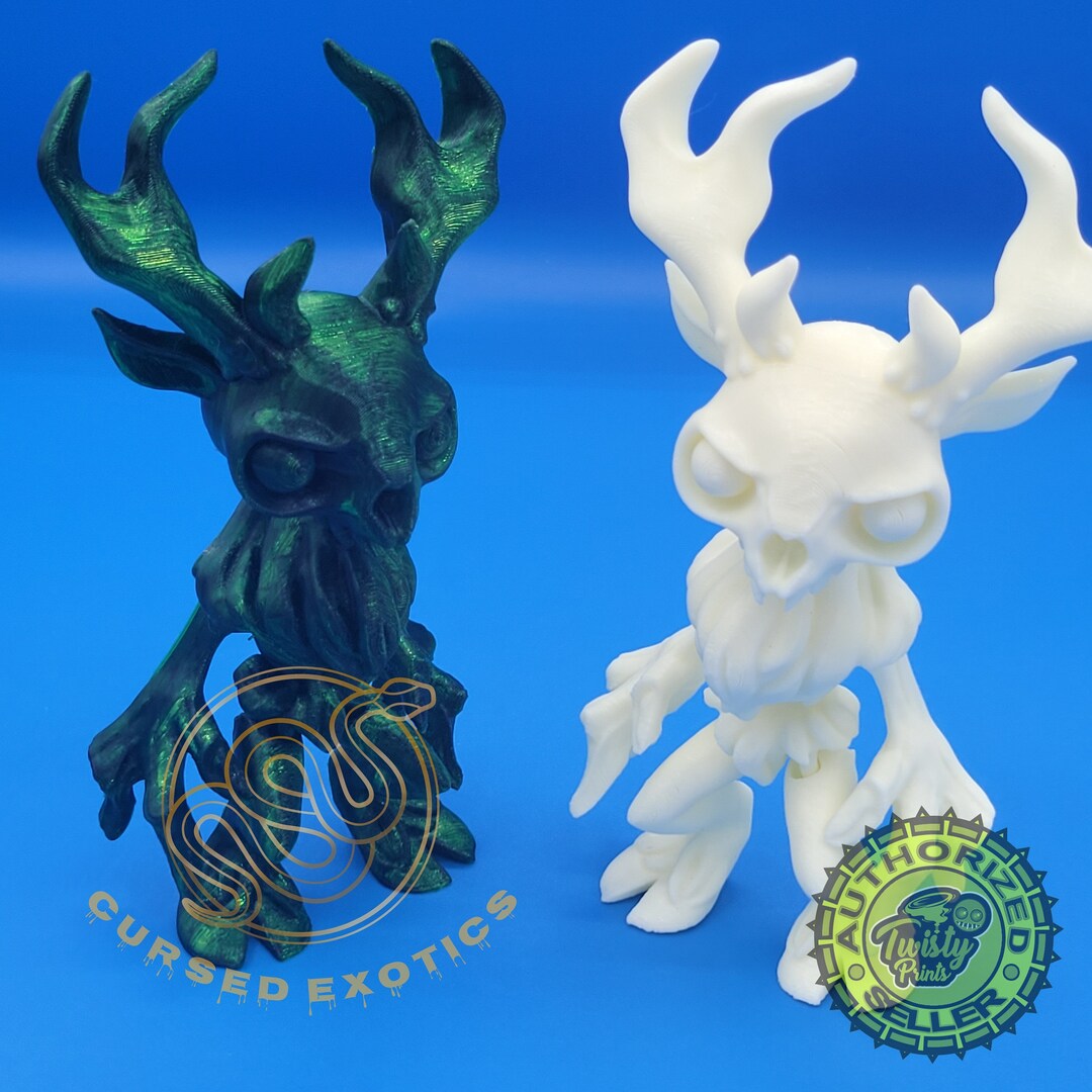 Articulated Wendigo, 3D Print, Cryptid Gifts, Paintable Figures, Fidget ...