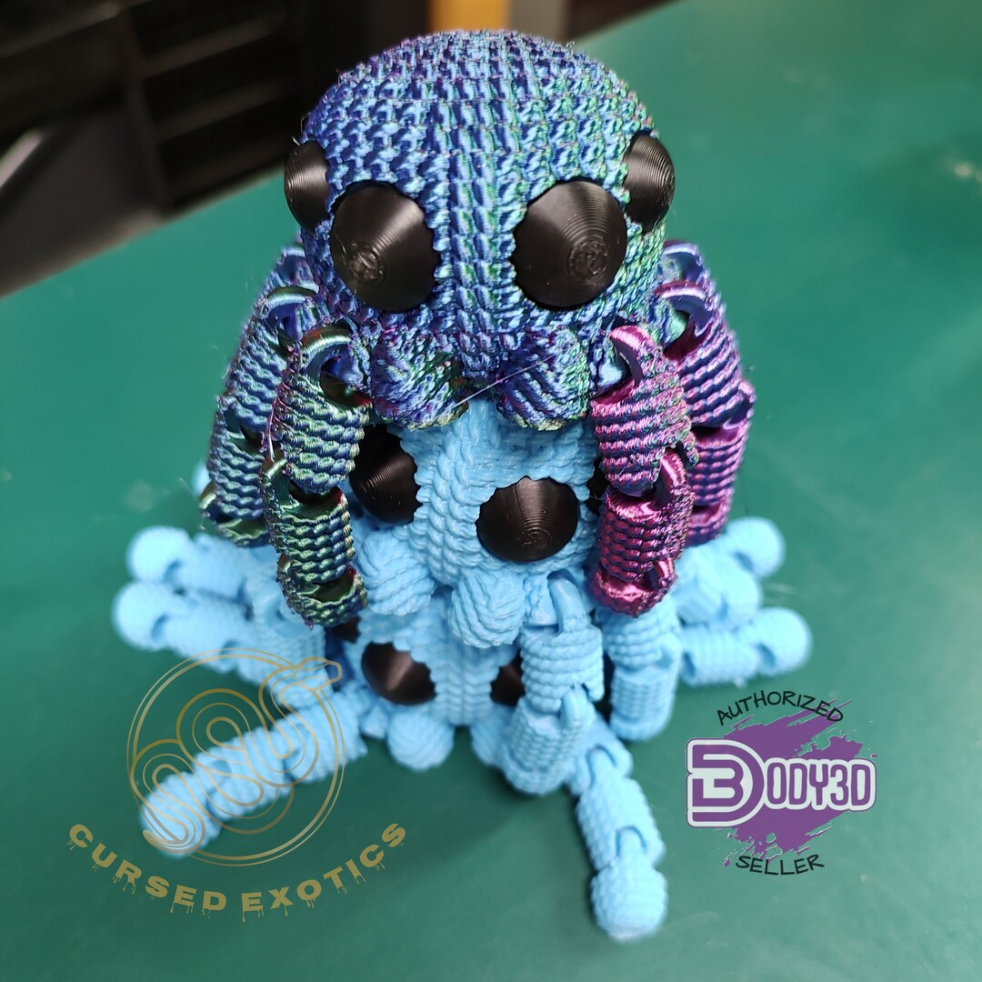 Articulated Crochet Spider Fidget Toy Desk Toy Christmas - Etsy