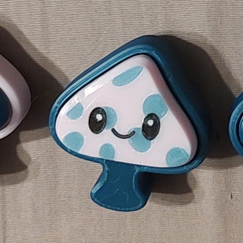 3D Printed Clicker Fidget Keychain, Mechanical Keyboard Switch Fidget ...