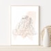 ILLUSTRATED MOTHERS DAY Portrait _ Handrawn Print Ot Frame of Your ...