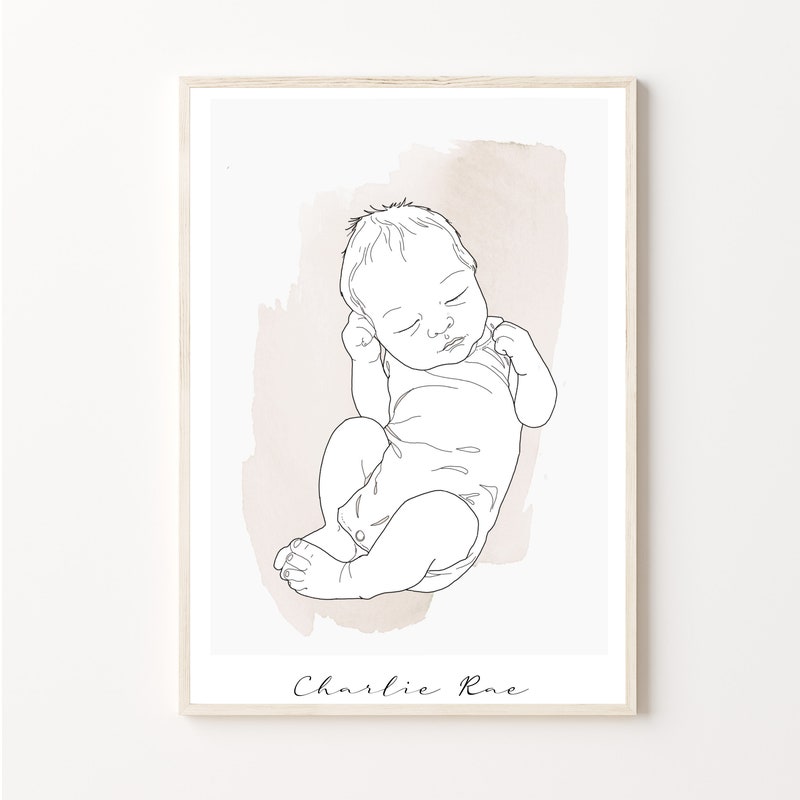Custom Baby Portrait - Etsy