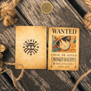 One Piece DON Card Set: Custom Anime Trading Cards, Fanart Gift - Etsy
