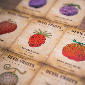 Custom Devil Fruits DON Cards: One Piece TCG Fanart Set - Etsy