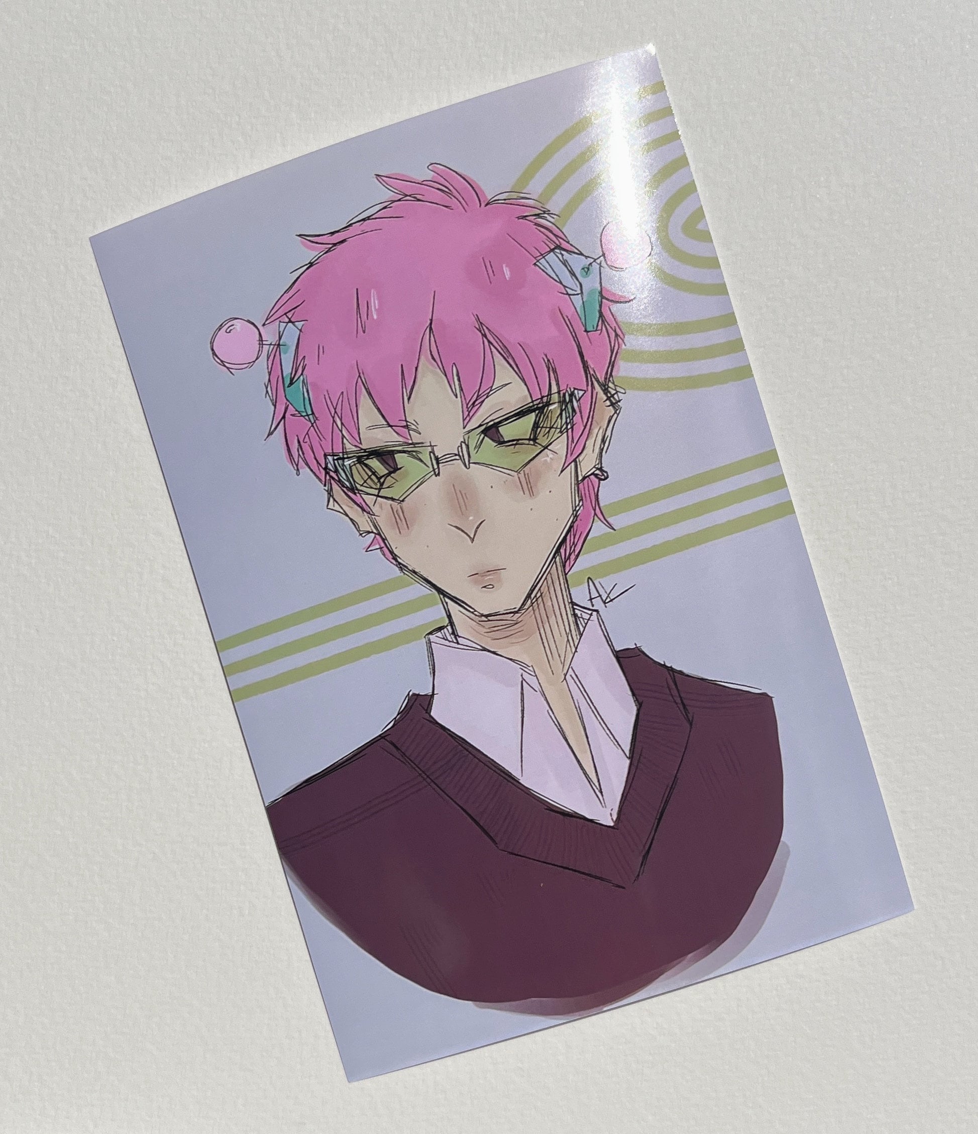 Saiki K PRINT - Etsy