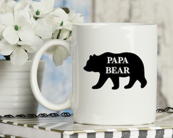 Papa Bear SVG. Father's Day, New Dad Vector Cut File for Cricut ...