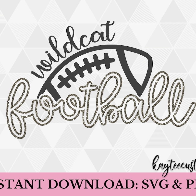 Wildcats Football Svg - Etsy