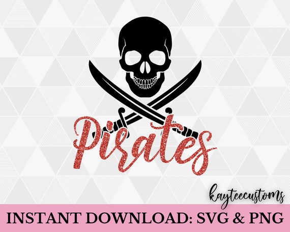 Pirates SVG / School Mascot SVG & PNG Sublimation/ Cut File - Etsy