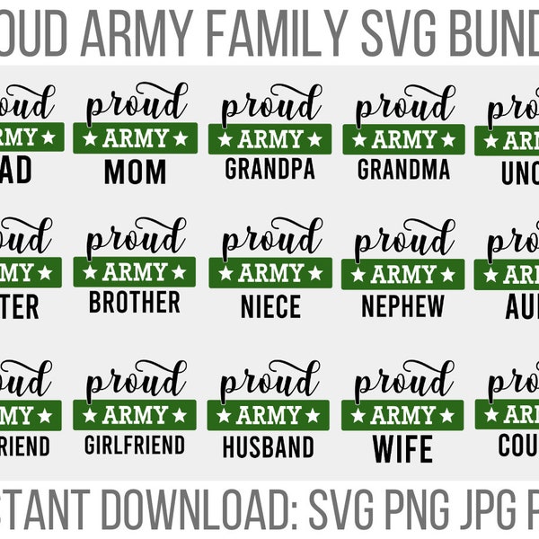 Proud Army Family - Etsy