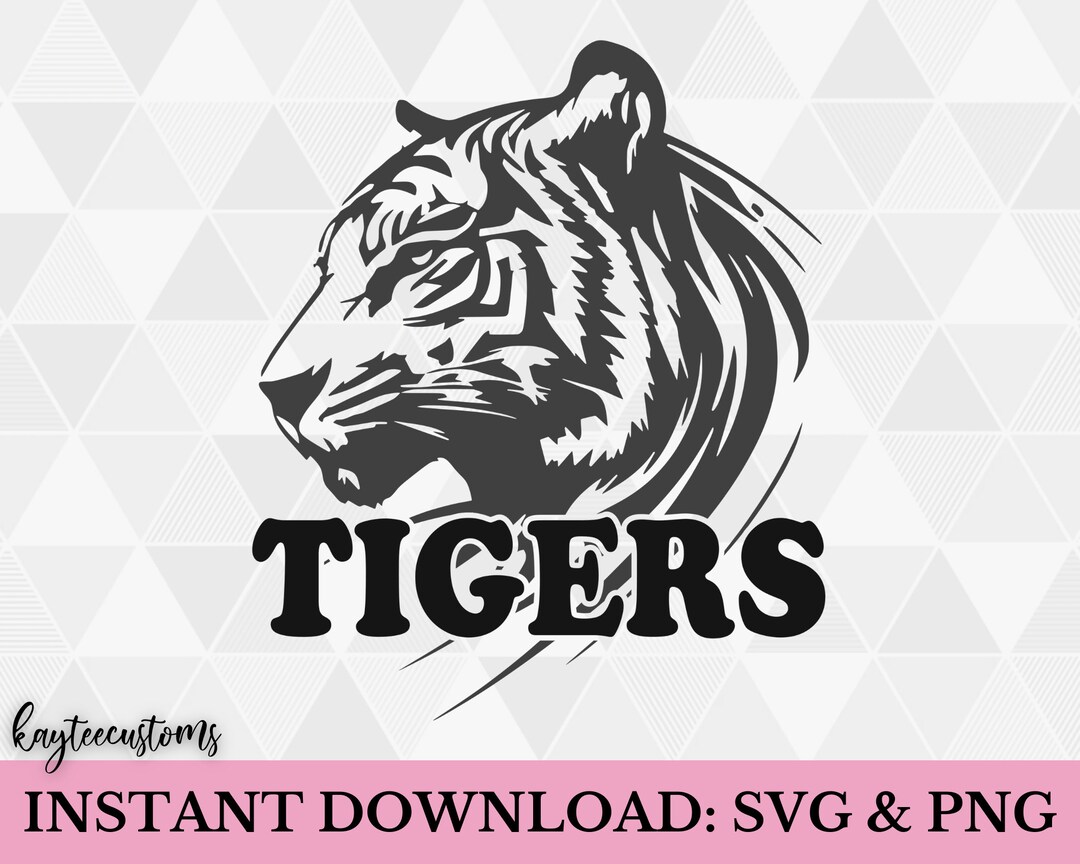 Tigers SVG / School Mascot Svg and Png/cut File Instant Download / Go ...
