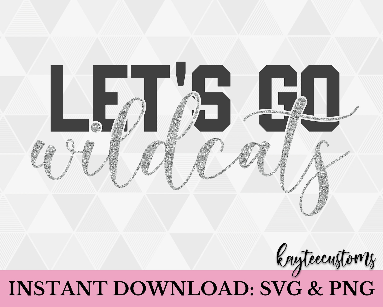 Let's Go Wildcats SVG / School Mascot Svg and Png/ Cut - Etsy