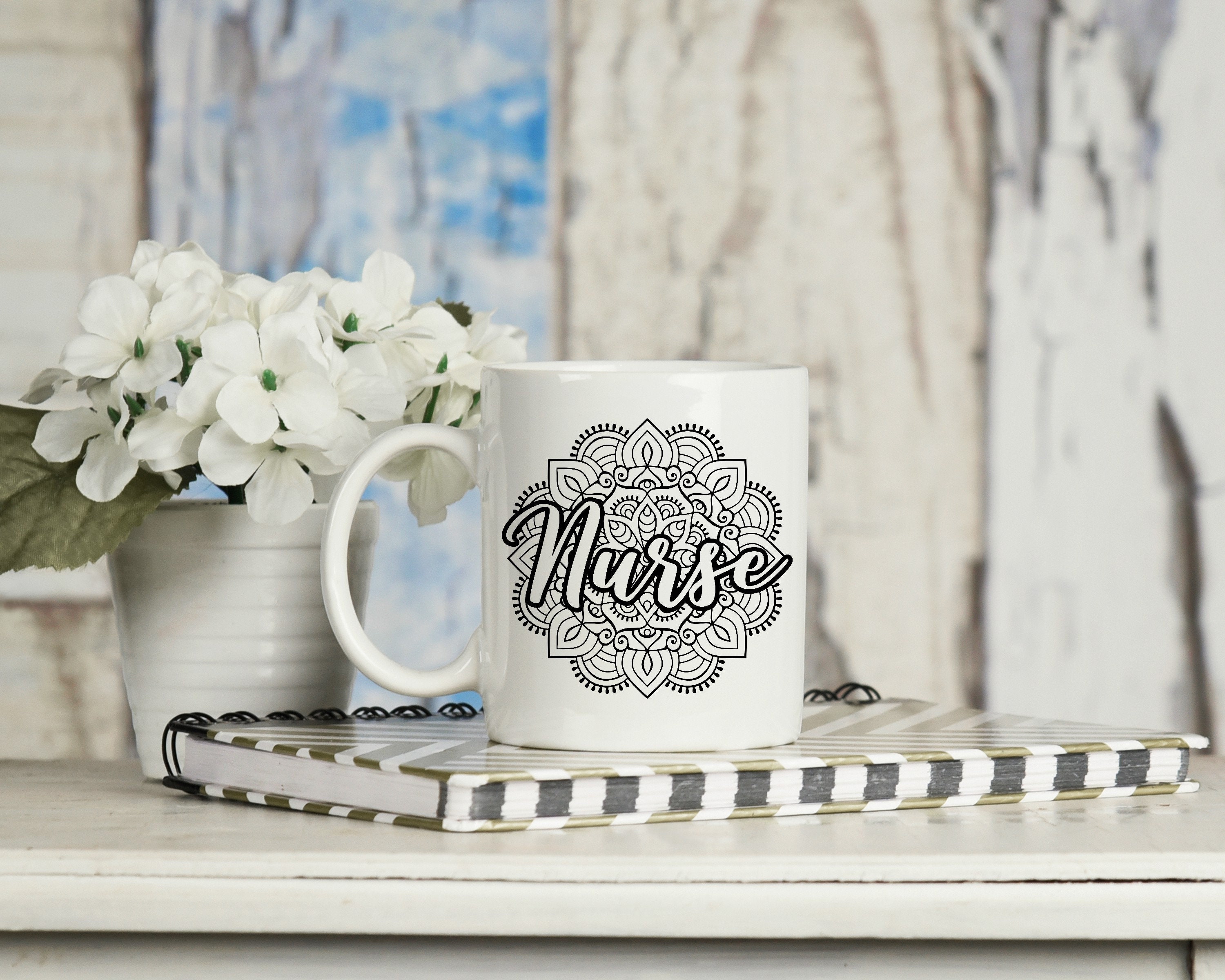 Nurse Mandala SVG & PNG / Cut File Instant Download / Nurse in Progress ...