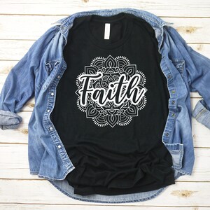 Faith Mandala SVG/ Motivational Svg Files / Cut File / Christian ...