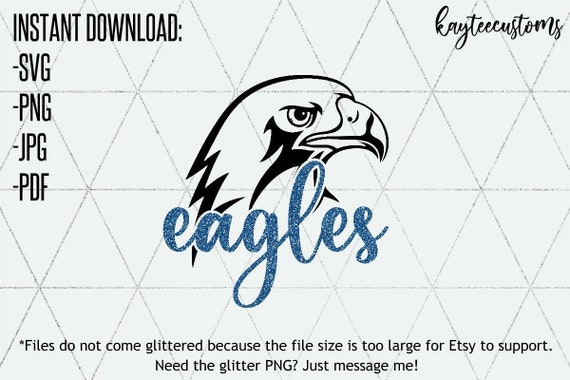 Eagles SVG / School Mascot Svg and Png/ Cut File Instant | Etsy