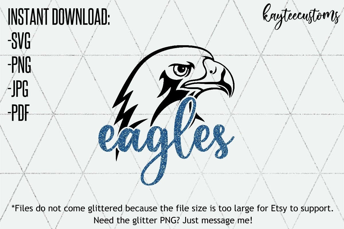 Eagles SVG / School Mascot Svg and Png/ Cut File Instant | Etsy