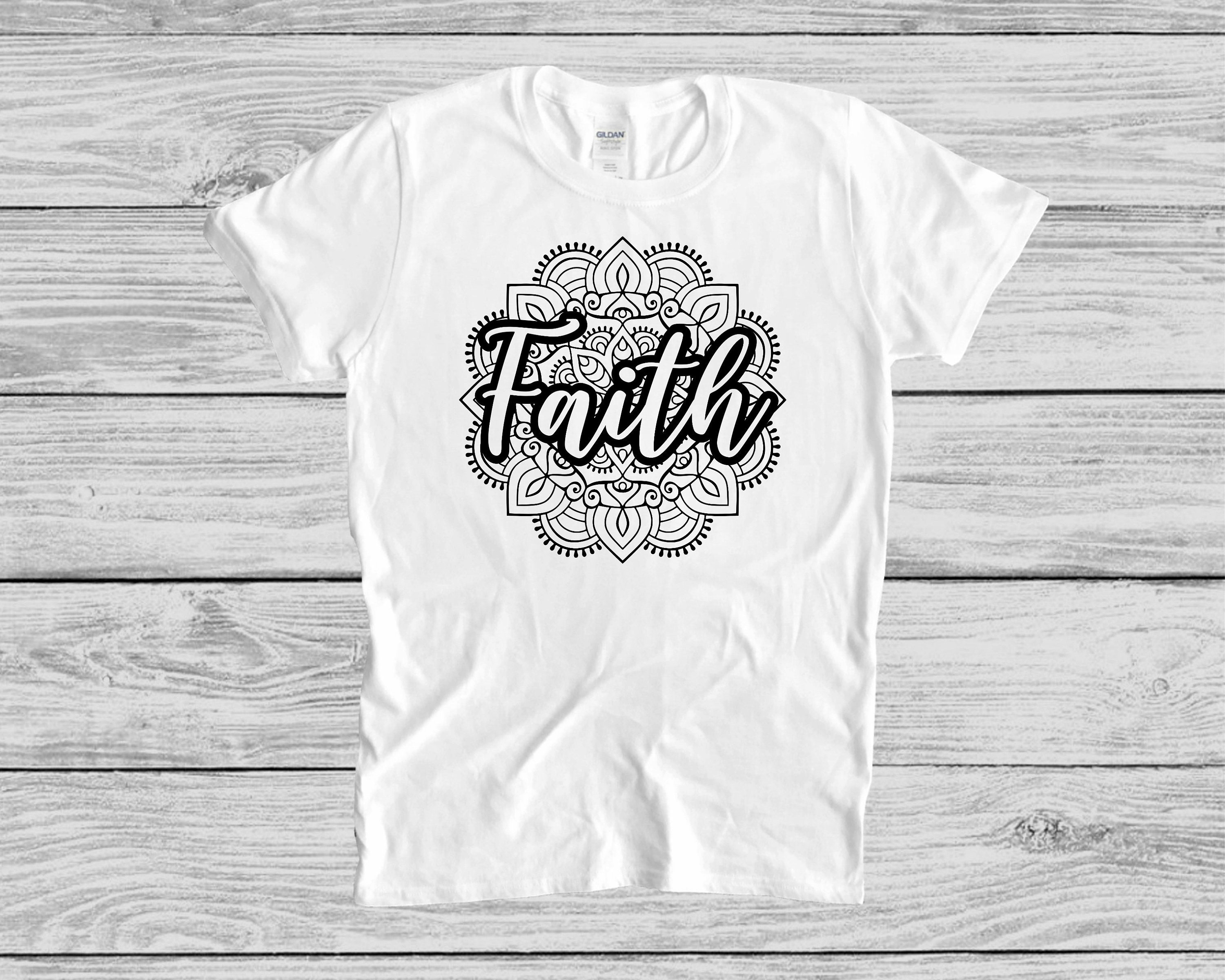 Faith Mandala SVG/ Motivational Svg Files / Cut File / Christian ...