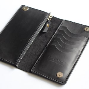 Long Wallet, Slim Wallet, Leather Wallet Woman, Wallet Women, Mens Long ...