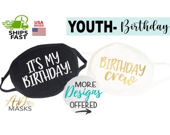 Birthday Party Mask | Etsy