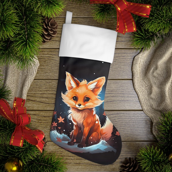 Christmas Stocking Fox - Etsy