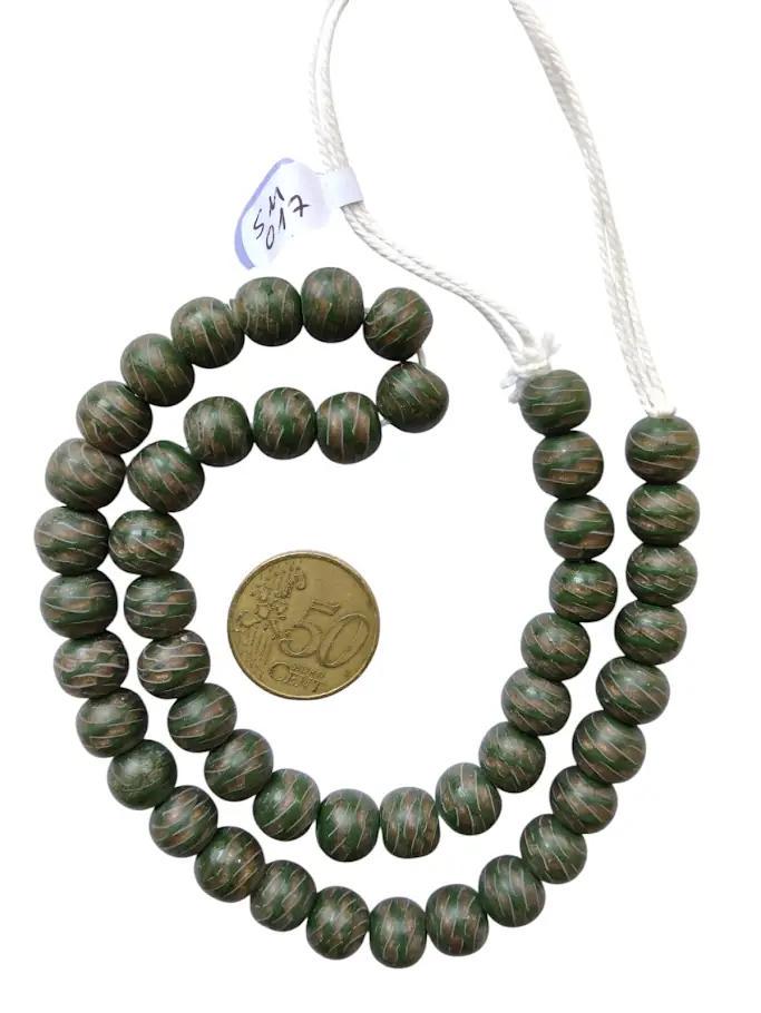 Strands of Glass Beads With Designs - Etsy