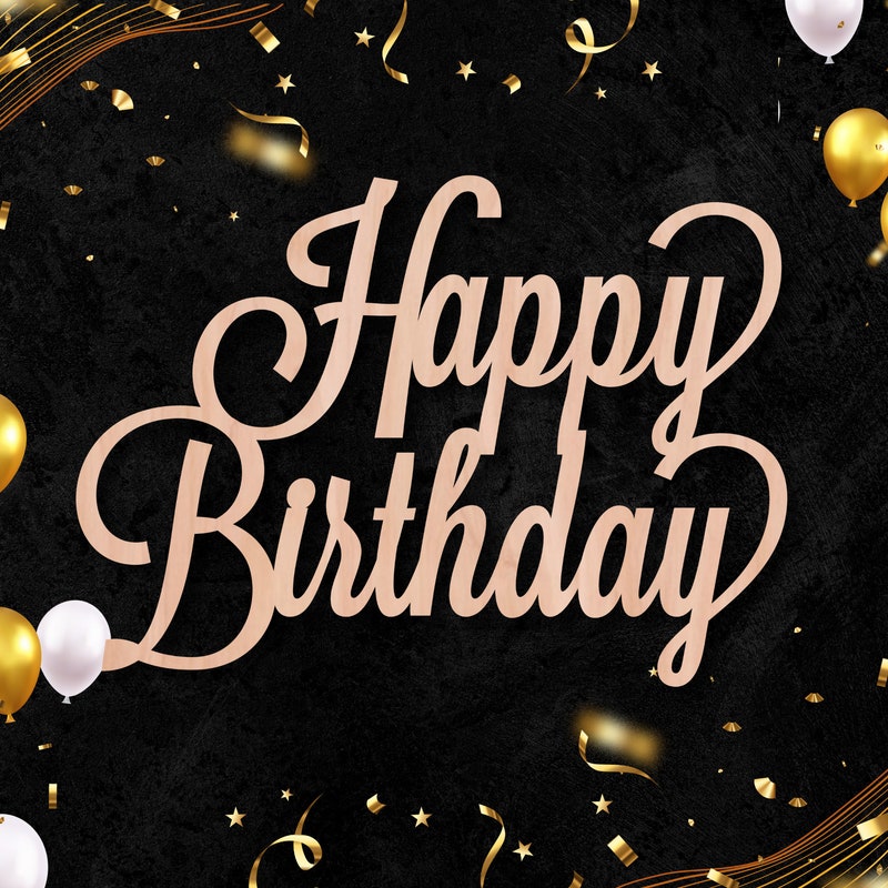 Happy Birthday Sign - Etsy