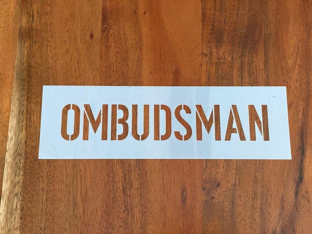 Custom Stencil - Ombudsman Font- Mylar 10mm - Etsy