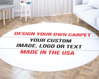 Custom Logo Rug - Etsy