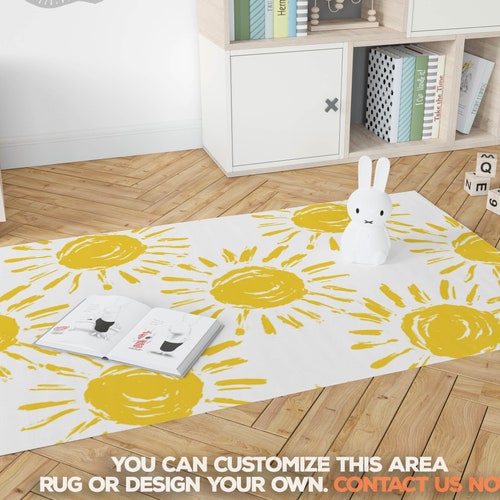 Cute Rainbows Nursery Area Rugs Baby Nursery Kids Room Decor | Etsy