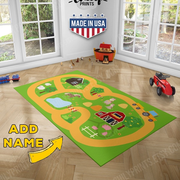 Farm Play Mat - Etsy