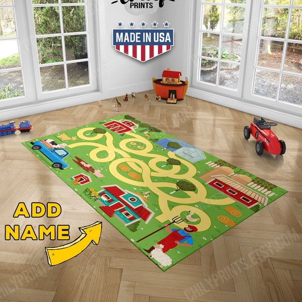 Farm Play Mat - Etsy