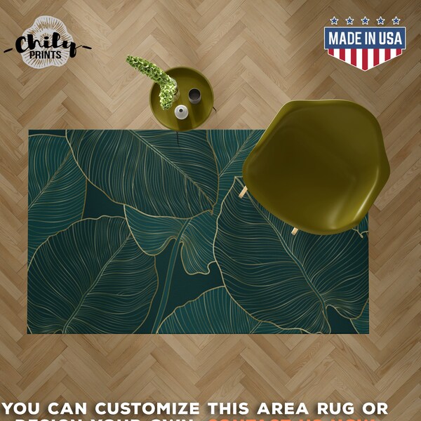 Green and Gold Area Rugs - Etsy