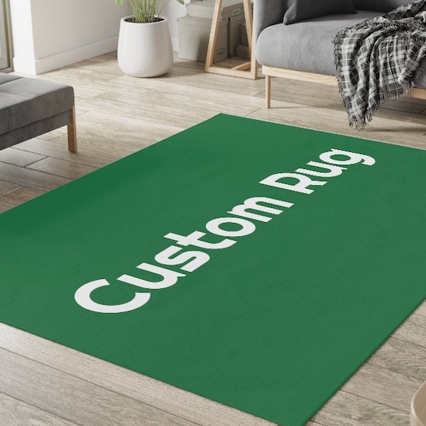 Custom Logo Rug - Etsy